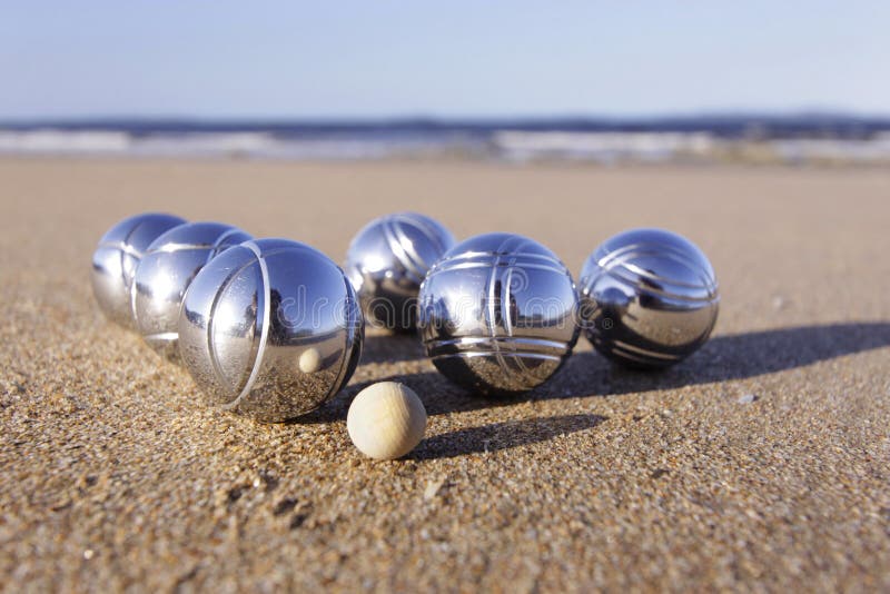 Boules set stock photo. Image of boule, leisure, reflection - 25525920