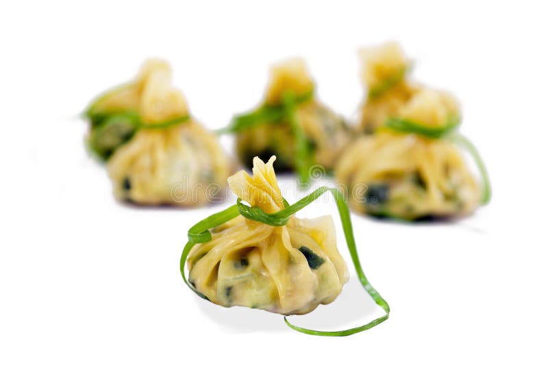 Boulettes chinoises image stock. Image du steamed, blanc - 19010005