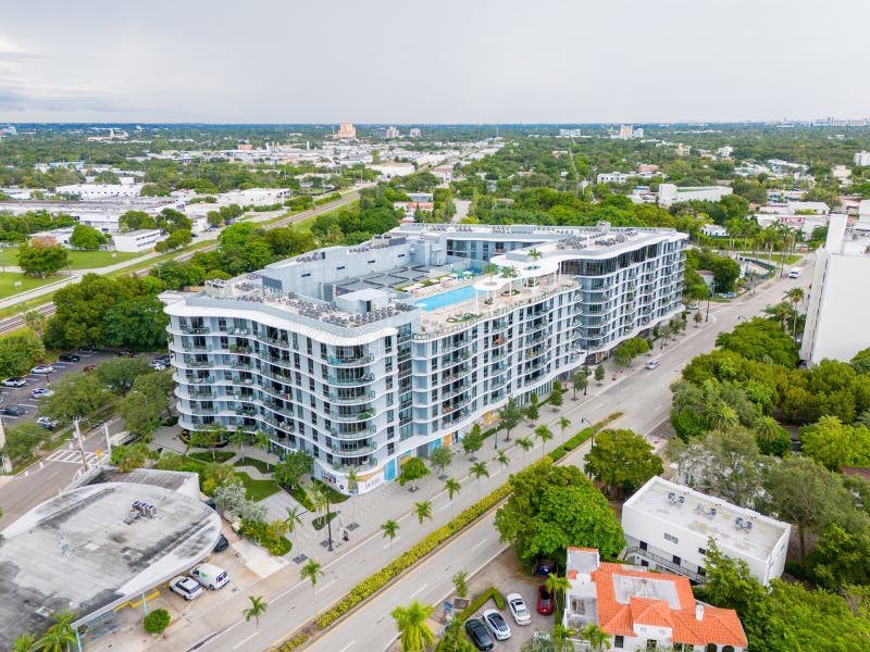 The Boulevard Apartment Complex Miami Editorial Stock Image - Image of ...