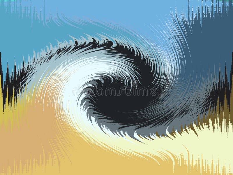 Bounce Back Sea Water Effect Graphic Design Artwork Stock Illustration ...