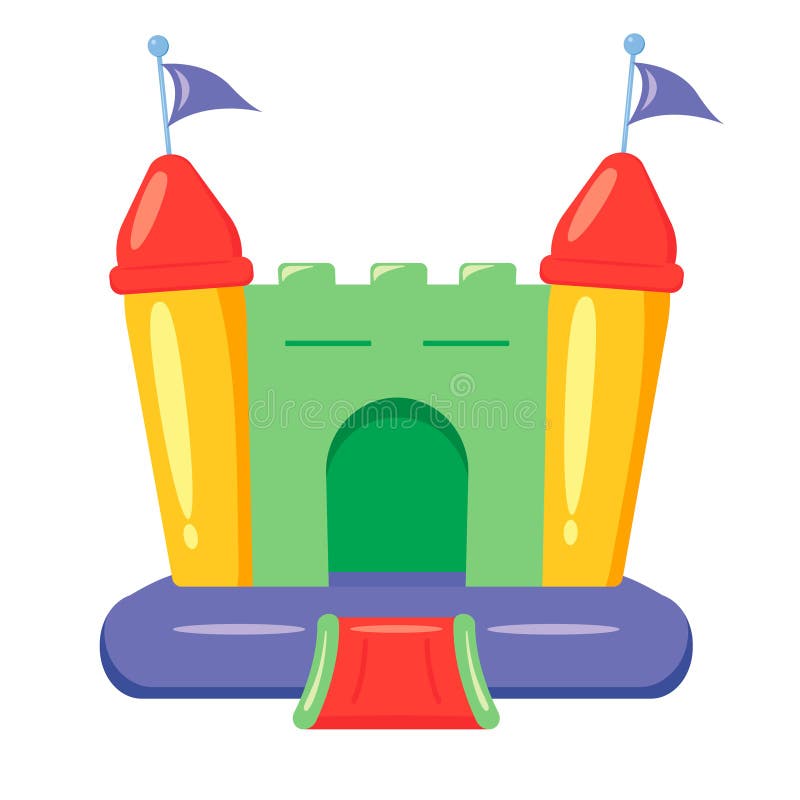 Bounce House Logo Icon Design Vector Flat Modern Isolated Illustration ...