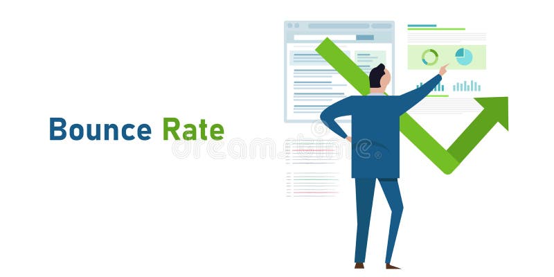 Bounce Rate Number of Visitor Leave Exit from Website Analytics Website ...