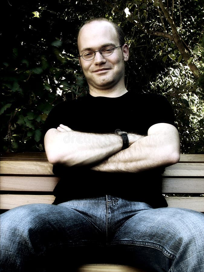 Bouncer stock photo. Image of listen, mockery, glasses - 294248