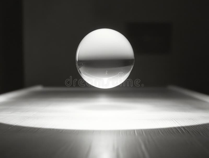 Bouncing Ball Refraction Study Stock Photo - Image of generated ...