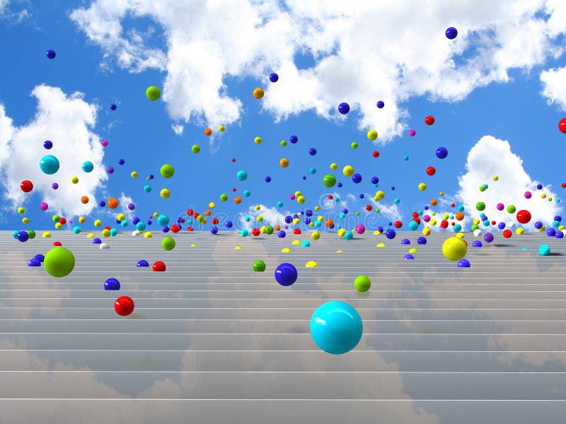 Bouncing Balls Royalty Free Stock Photo - Image: 7438905