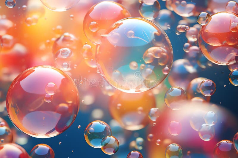 Bouncing Bubbles bubbles stock illustration. Illustration of surface ...
