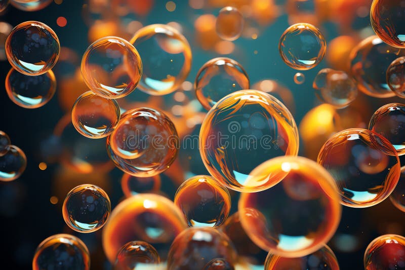 Bouncing Bubbles bubbles stock illustration. Illustration of digital ...