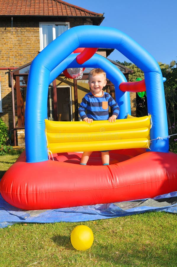 Bouncing castle stock image. Image of inflatable, child - 57300255