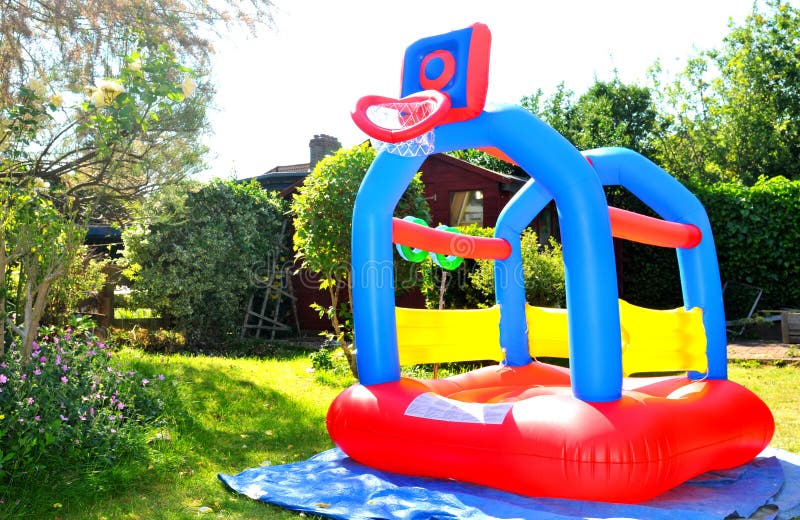 Bouncing castle stock photo. Image of inflate, court - 57299656