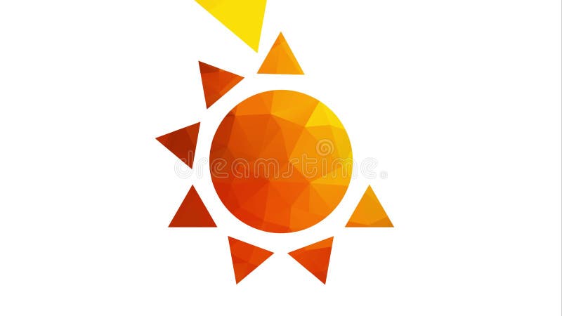 Abstract Sun with Geometric Patterns Stock Video - Video of movement ...