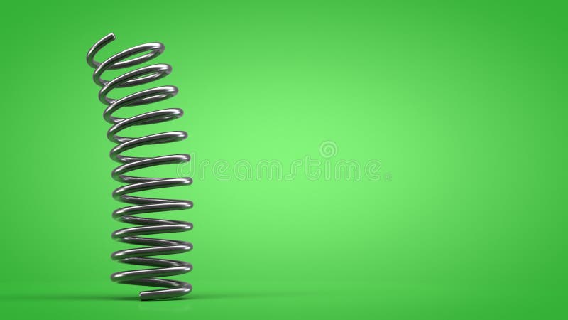 Cartoon Bouncing Spring