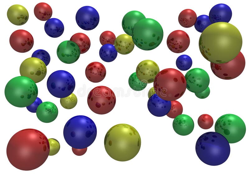 Bouncing balls stock illustration. Illustration of happiness - 7439025