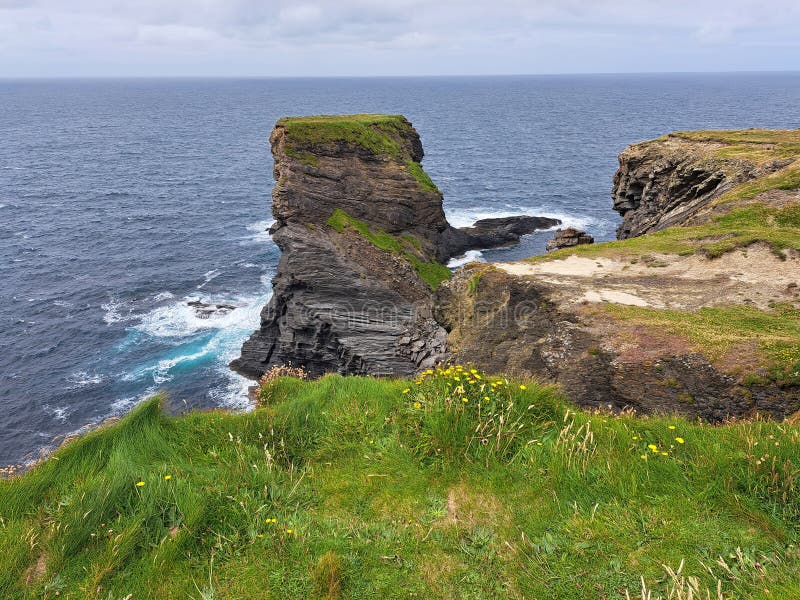 Landscape of Loop Head Peninsula Stock Image - Image of ocean, ireland ...