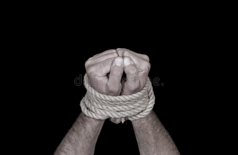 Bound hands stock photo. Image of prison, interdiction - 40079298