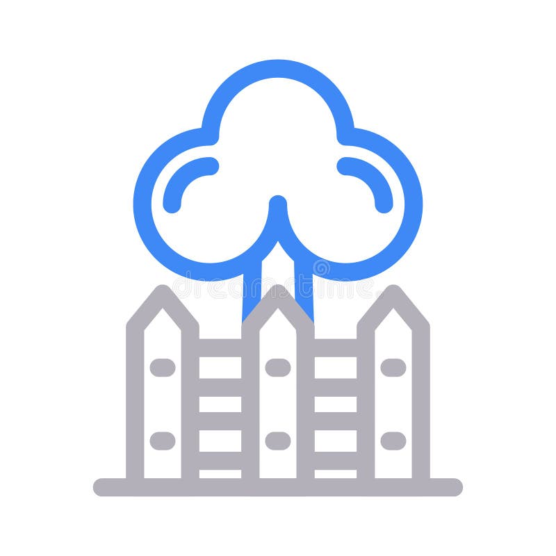 Boundary Color Line Vector Icon Stock Vector - Illustration of ...