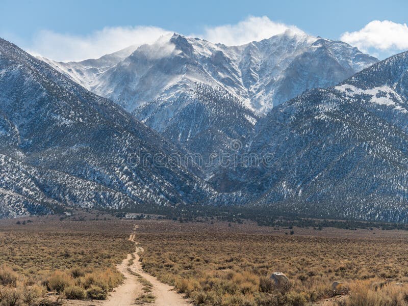 Boundary Peak, Tallest in Nevada Stock Image - Image of countryside ...