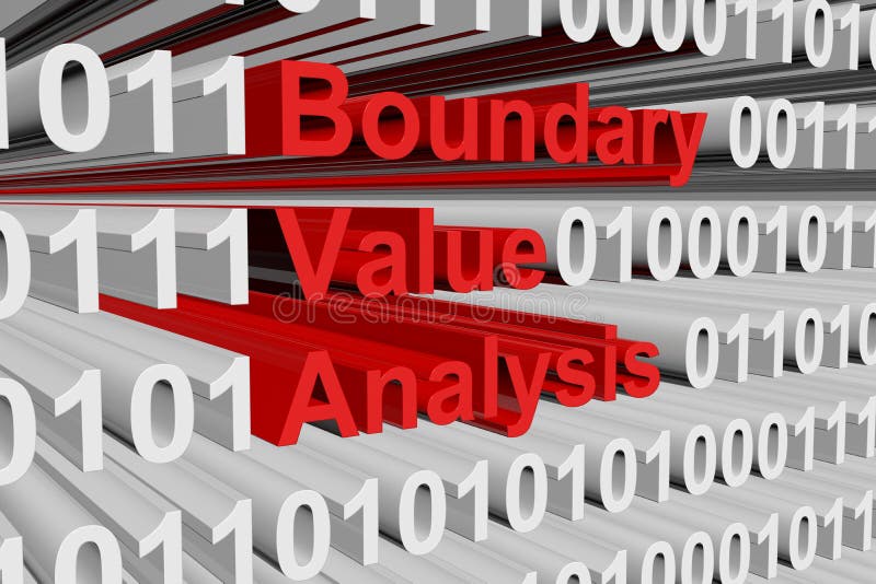 Boundary value analysis stock illustration. Illustration of testing ...