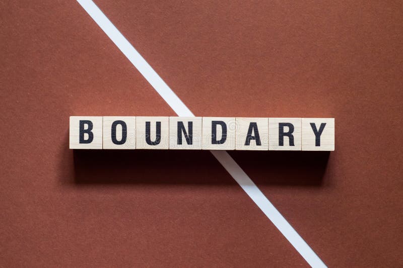 Boundary Word Concept on Cubes Stock Photo - Image of limitation ...