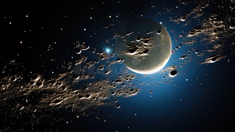 The Boundless Moon, Like a Window into Infinity, Revealing a Great ...