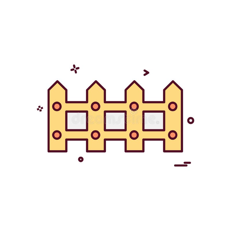 Boundry icon design vector stock vector. Illustration of chart - 132406035