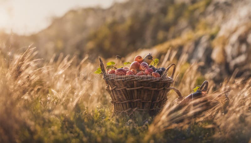 Bountiful Cornucopia Display Stock Image - Image of fresh, arranged ...