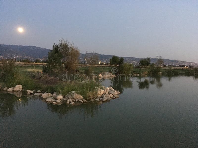 Bountiful pond stock image. Image of reflection, lake - 99456833