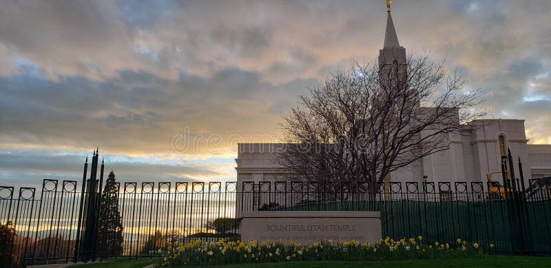 The Bountiful Temple editorial stock image. Image of bountiful - 207789039