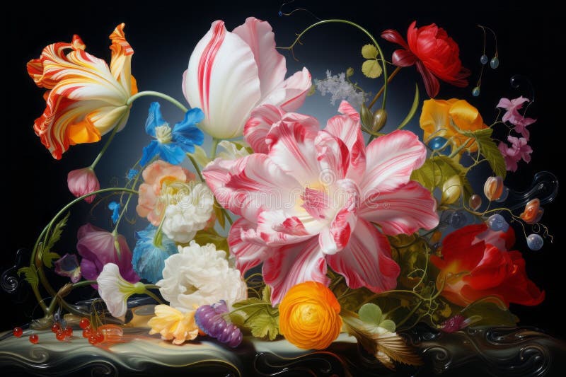 Bouquet of Colorful Assorted Flowers Stock Image - Image of multicolor ...