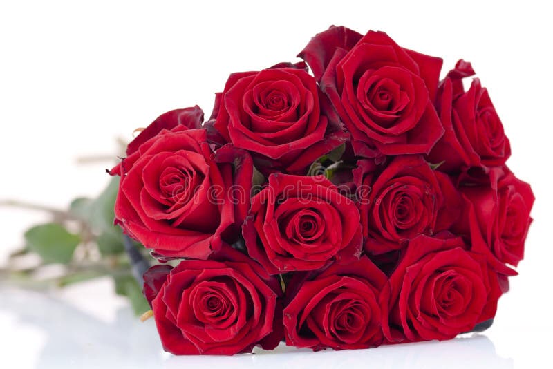 Bouquet des roses rouges image stock. Image du groupe - 18008235
