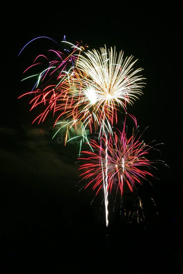 Bouquet of Fireworks stock photo. Image of holiday, fireworks - 34283152