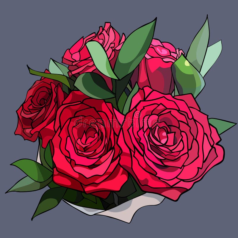 Five Roses Stock Illustrations – 259 Five Roses Stock Illustrations ...