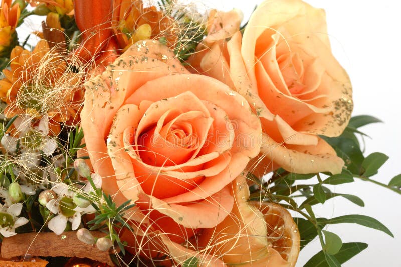 Bouquet of five roses stock photo. Image of roses, bright - 1804488