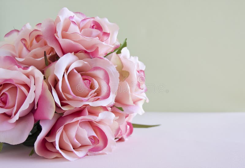 Bouquet of Pink Roses stock image. Image of bouquet, rose - 19307353