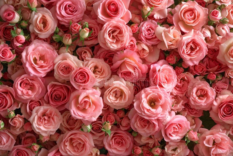 Bouquet of Pink Roses Bunch of Roses Bouquet of Roses Stock ...