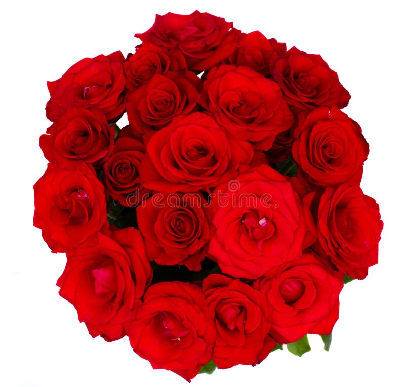 Bouquet Rond Des Roses Rouges Image stock - Image du personne, vert ...