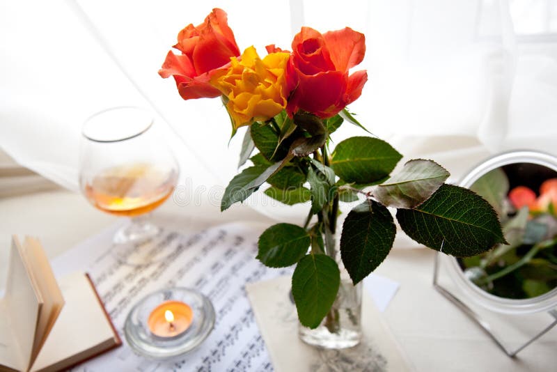 Bouquet of roses stock image. Image of botanical, celebration - 13358927