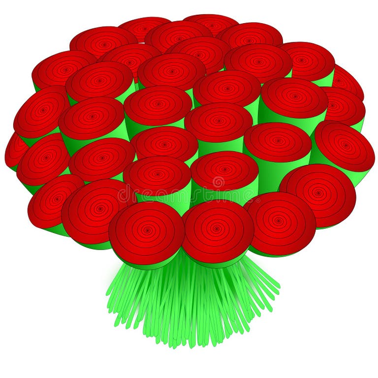 Dozen Roses Stock Illustrations – 1,029 Dozen Roses Stock Illustrations ...