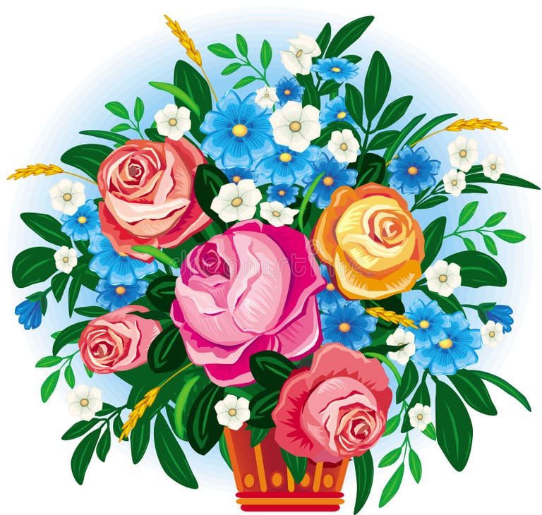 Renaissance Bouquet Stock Illustrations – 1,863 Renaissance Bouquet ...