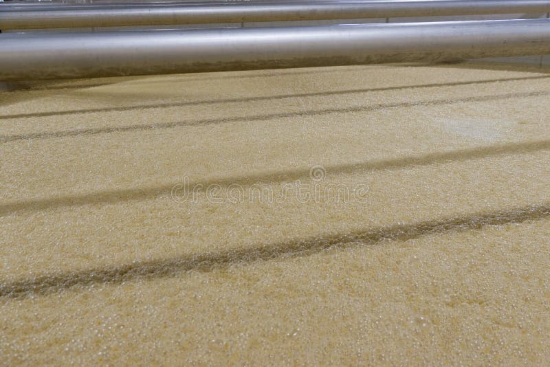 Bourbon Corn Mash Fermenting in Distillery Stock Image - Image of ...