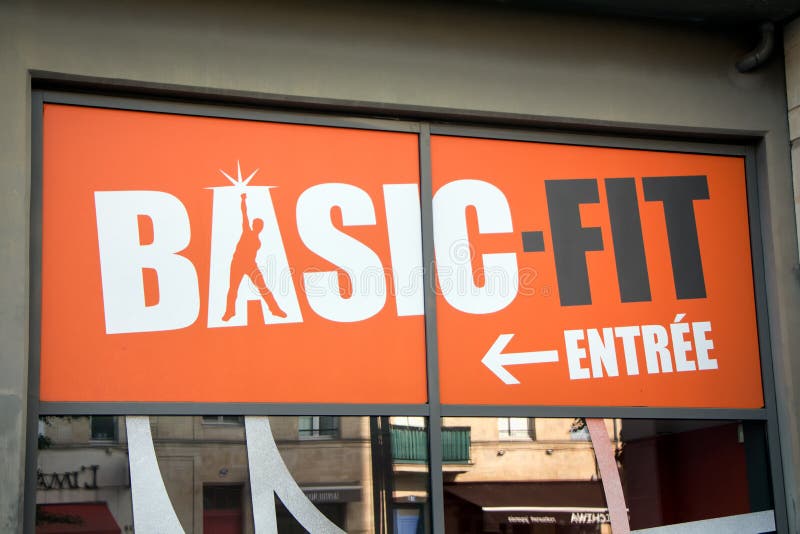 Basic Fit Logo on Basic Fit Gym Editorial Stock Photo - Image of ...