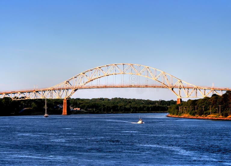 Bourne Bridge stock photo. Image of water, blue, bridge - 10246120