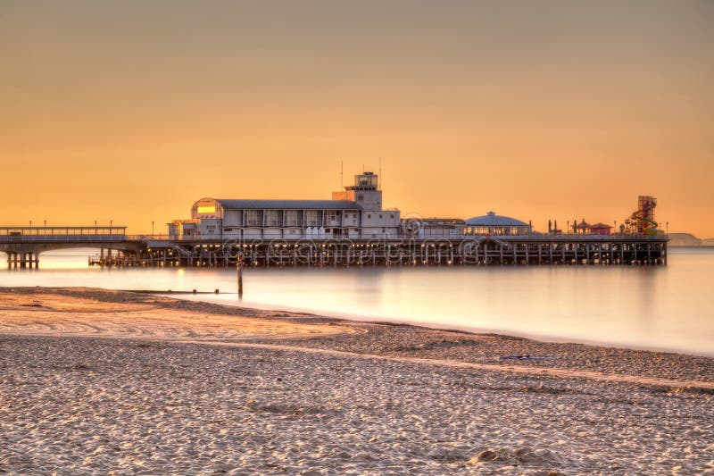 Bournemouth Pier- England stock image. Image of summer - 11916367