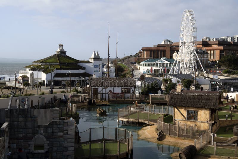 Bournemouth Seafront view editorial photo. Image of bournemoth - 178292601