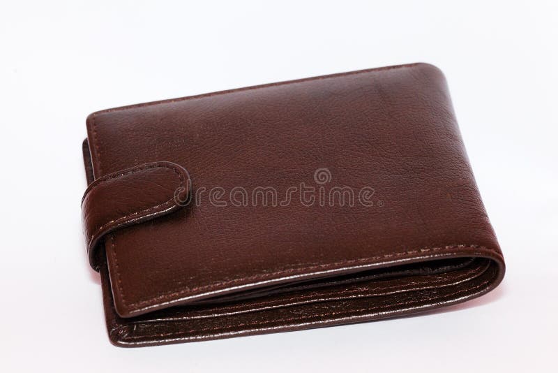 Bourse En Cuir D'homme (d'isolement) Photo stock - Image du valise ...