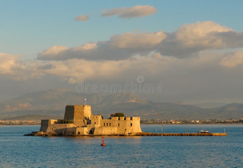 Bourtzi Castle, Nafplion, Greece Stock Image - Image of building ...