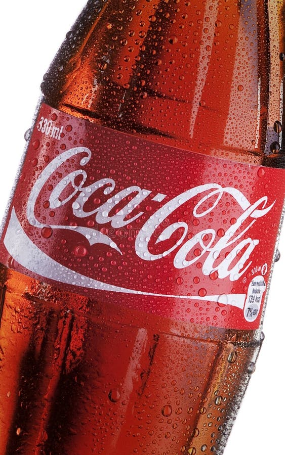 Bouteille De Forme De Coca-cola Image éditorial - Image du blanc ...