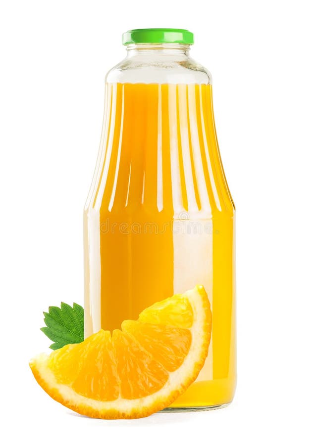 Bouteille De Jus Avec Le Label Vide Pour La Maquette Image stock ...