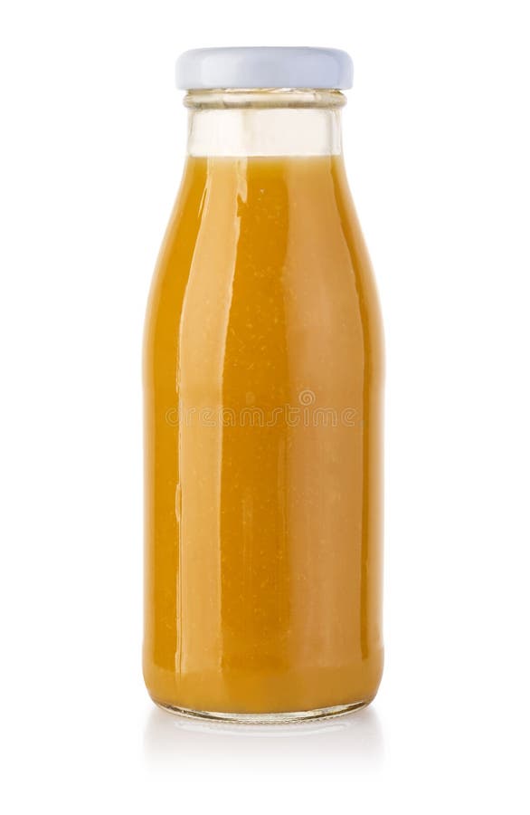Bouteille De Jus De Mangue Et Verre Frais De Image stock - Image du ...