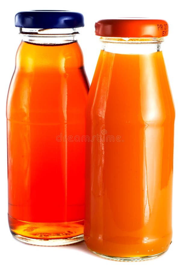 Met Le Jus En Bouteille Deux Photo stock - Image du froid, capuchon ...