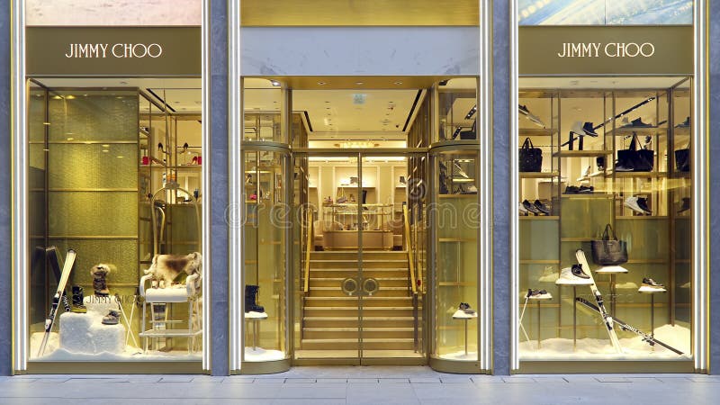Boutique De Jimmy Choo, Hong-Kong Fotografía editorial - Imagen de ...